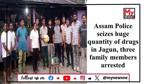 Assam Police Seize Major Drug Haul In Kathasema Village Arrest Three