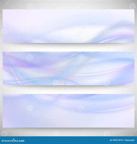 Abstract Headers Set Wave Vector Design Stock Vector Illustration Of Mesh Colorful 49927478