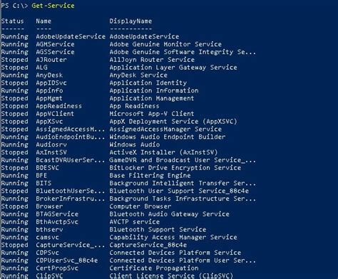 how to check windows service status with get service command in powershell poftut r poftut