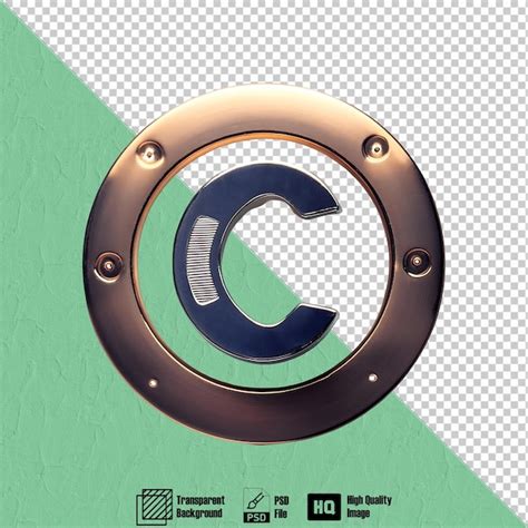 Premium Psd Sound Recording Copyright Symbol Symbol Isolated On Transpatent Background