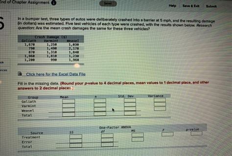 Solved End Of Chapter Assignment Seved Help Save And Ext