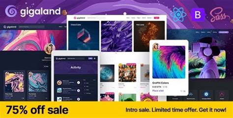 Gigaland Nft Marketplace React Js Template Gallery Addon