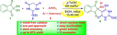方便地一锅合成一些新型杂芳基氨基茚满二酮衍生物 Research On Chemical Intermediates X Mol