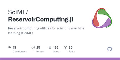 Github Sciml Reservoircomputing Jl Reservoir Computing Utilities For Scientific Machine