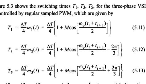 Figure 6 Modulation Of Three Phase Voltage Source