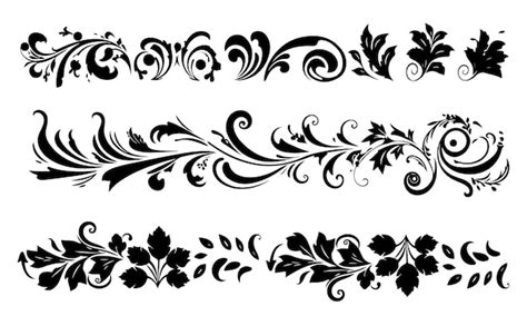 Simple Pattern Decorative Border Design Premium Ai Generated Vector