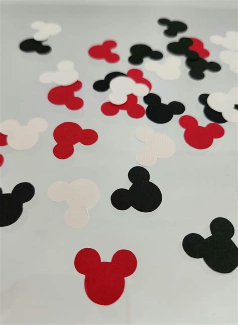 Mickey Confetti Mickey Party Co Getting Card Confetti Birthday