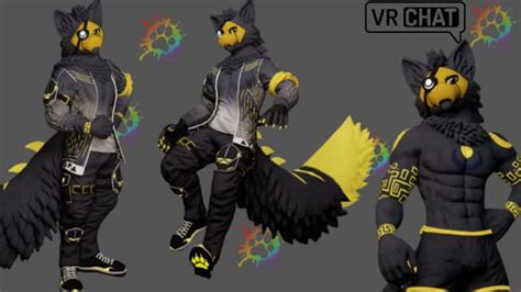 Do Custom Vrchat Avatar Furry Avatar 3d Model Fursona Avatar For Games By Lordvrchat Fiverr