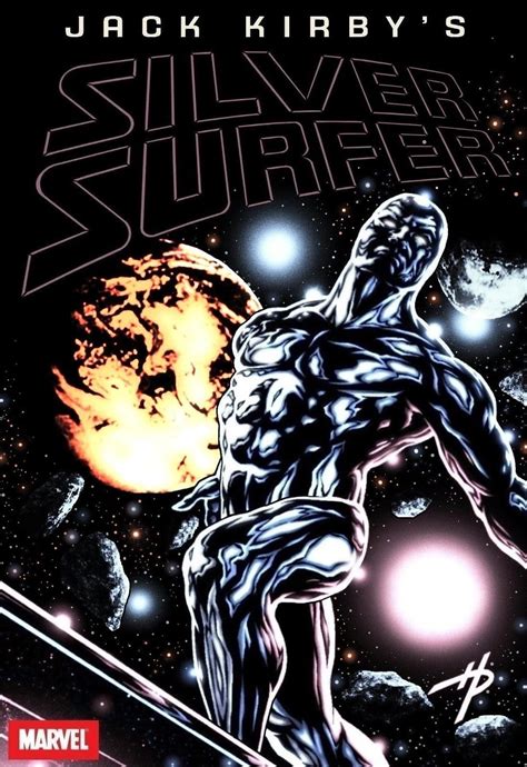 Jack Kirby Silver Surfer Poster Silver Surfer Comic Collage After
