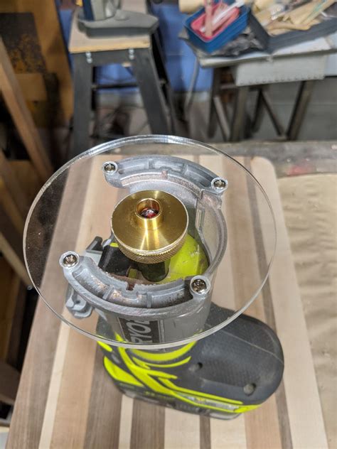 Ryobi Trim Router Guide Bushing Round Baseplate Custom Etsy
