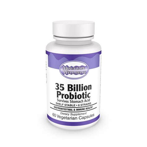 35 Billion Probiotics Supplement Mountain Well Being
