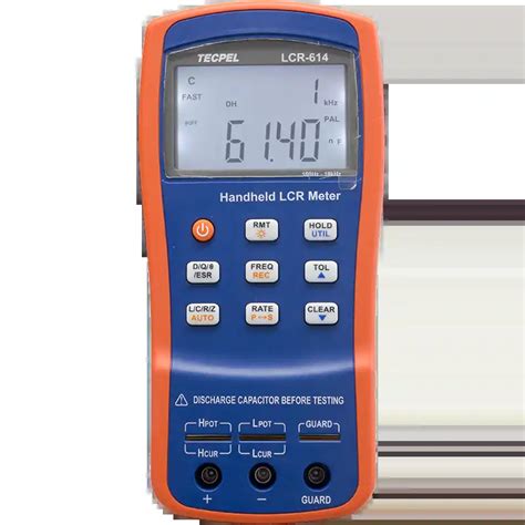 Lcr 614 10khz Handheld Lcr Meter Tester Reistance Capacitance
