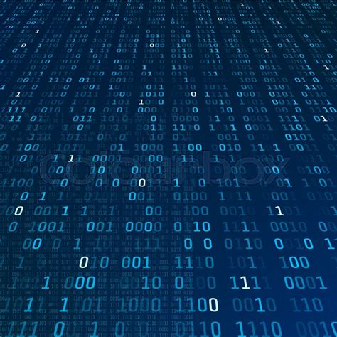 encryption information binary code on stock vector colourbox