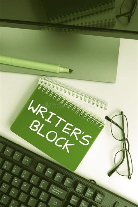 Text Sign Showing Writer S Block Concept Meaning Condition Of Being