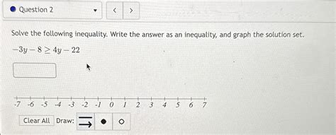 solved question 2solve the following inequality write the