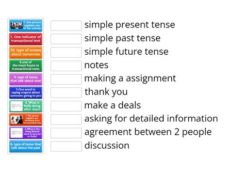 Transactional Interaction Text Match Up