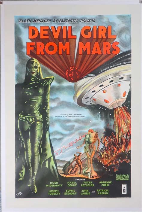 Devil Girl From Mars Original Movie Poster Uk 1 Sht 27x40 Simon