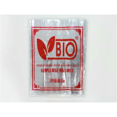 Sampul Plastik Mika Bio Boxy Isi 10 Lembar Sampul Mika Buku Campus Lazada Indonesia