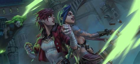 2340x1080 Resolution Arcane 4k Jinx And Vi 2340x1080 Resolution