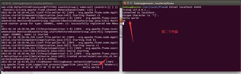 使用 Netcat 数据源测试 Flume Ziyuliu 博客园