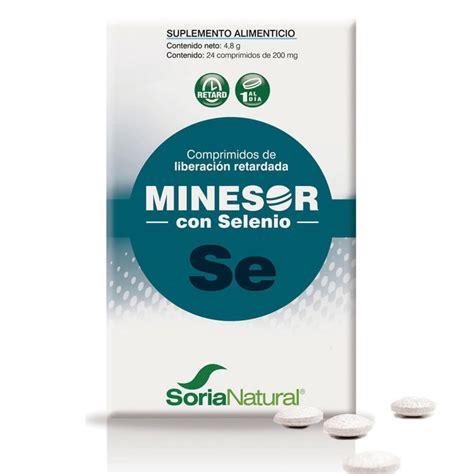 Selenio Comprimidos Soria Natural Caja Con 24 Comprimidos Bodega