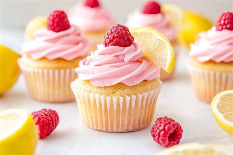 Lemon Raspberry Cupcakes Insanely Good