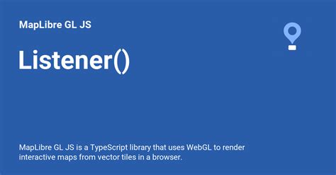 Listener Maplibre Gl Js