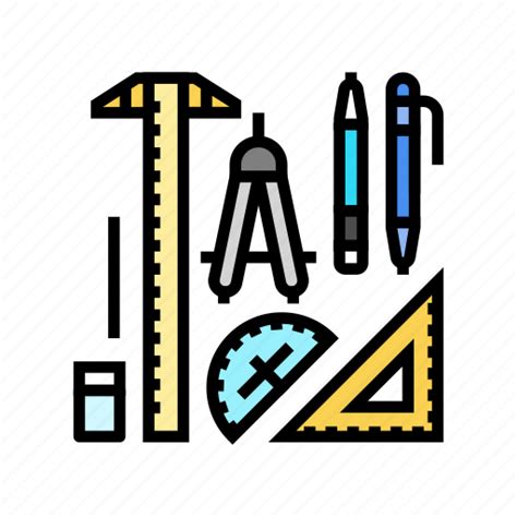 Drafting Tools Architectural Drafter Engineer Construction Icon Download On Iconfinder