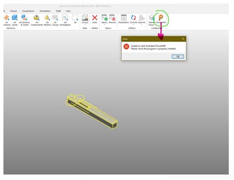 getting error when move from powershape to powermill autodesk community