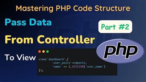 Understanding Data Transfer In Php Mvc Controller To View Communication Xenophp Hindi Youtube