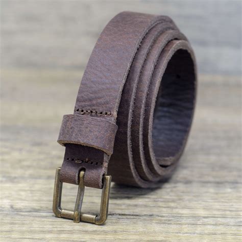 Vintage Brown Mens Leather Belts Ashford Ridge