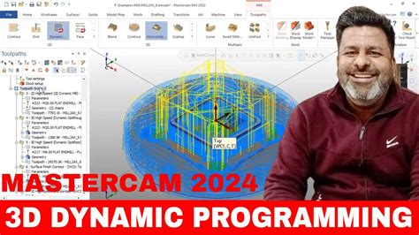 Mastercam 3d Dynamic Roughing Programming Mastercam 2024 Tutorials Youtube