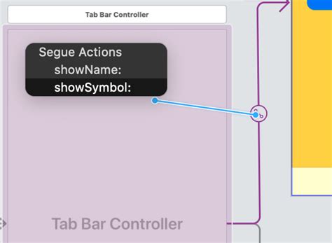 Using Ibsegueaction With Tab Bar Controllers