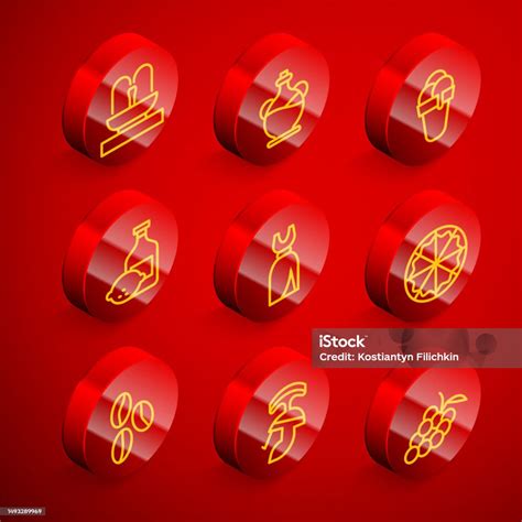 세트 라인 분수 올리브 오일 한 병 아이스크림 리몬첼로 병 여자 드레스 피자 커피 콩 로마 군대 헬멧 아이콘 벡터 0명에 대한 스톡 벡터 아트 및 기타 이미지 Istock