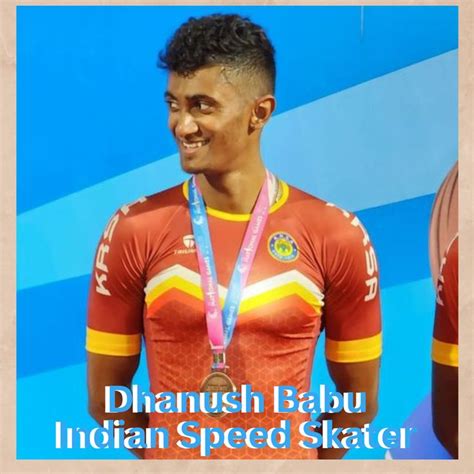 Dhanush Babu Indian Speed Skater National Games Ice Sports