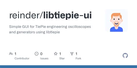 GitHub Reinder Libtiepie Ui Simple GUI For TiePie Engineering Oscilloscopes And Generators