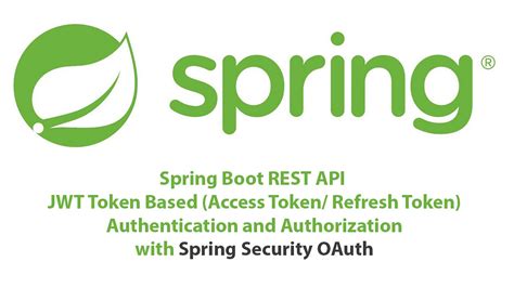 Jwt Refresh Token Spring Boot How Can I Refresh Tokens In Spring