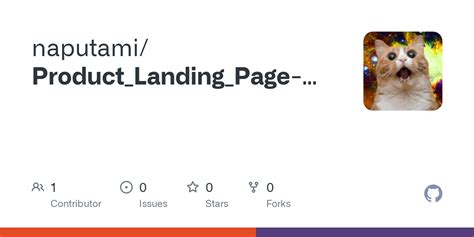 GitHub Naputami Product Landing Page FreeCodeCamp