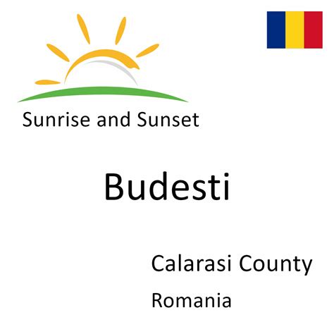 Sunrise And Sunset Times In Budesti Calarasi County Romania