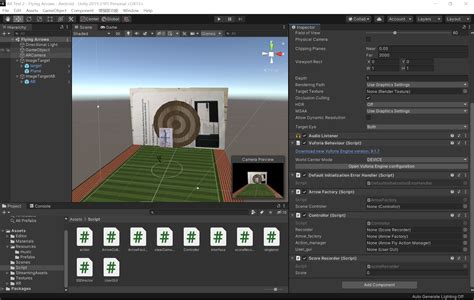 Final 期末大作业 制作ar射箭小游戏（unity Ar配置详细教程）unity Ar案例 Csdn博客