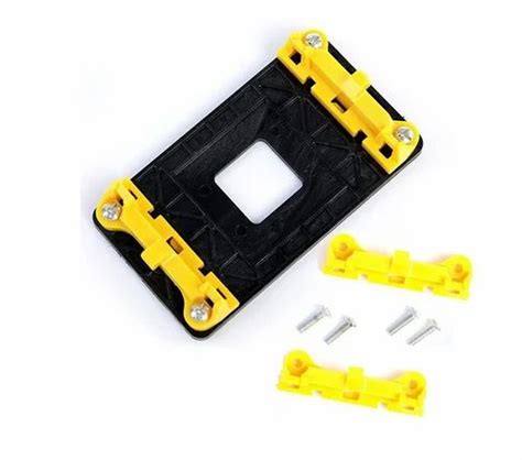 Plastic Yellow Cpu Cooler Fan Heatsink Bracket Holder Base For Am Am Fm At Piece In Moga