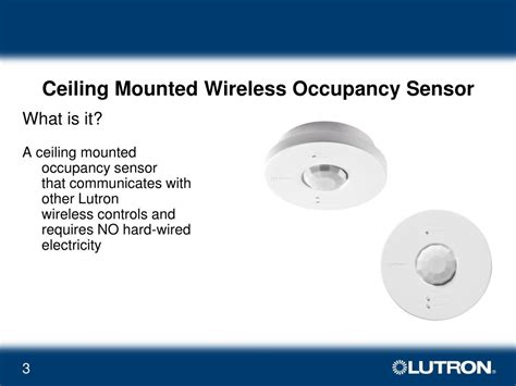 PPT Ceiling Mounted Wireless Occupancy Sensor Course PowerPoint Presentation ID 1441971