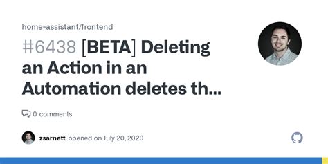 BETA Deleting An Action In An Automation Deletes The Last Action