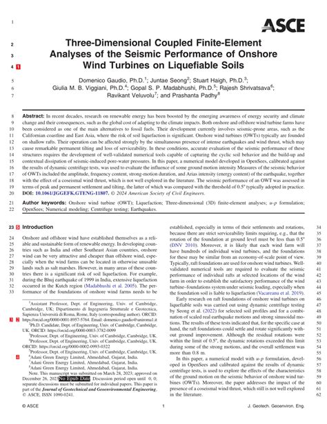 pdf three dimensional coupled finite element analyses of the seismic