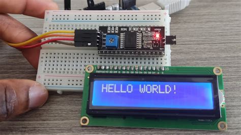 set up an lcd display with arduino using i2c module i2cmodule lcddisplay arduino youtube