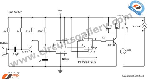 Clap Switch Circuit Using Ne555 Timer Ic Under Repository Circuits 36847 Nextgr Clap Switch Circuit Using Ne555 Timer Ic Under Repository Circuits 36847 Nextgr