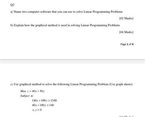 Solved A Name Two Computer Software That You Can Use To