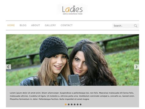 Ladies Блог Шаблоны Bootstrap BootstrapТема
