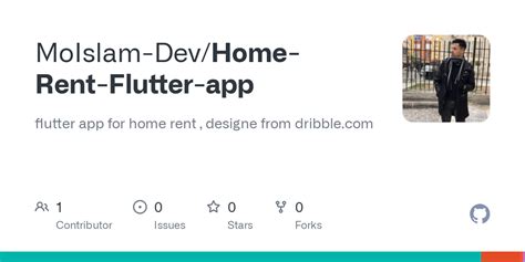Github Moislam Dev Home Rent Flutter App Flutter App For Home Rent Designe From