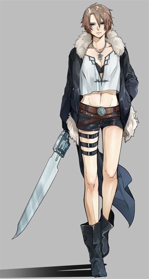 Squall Leonhart Final Fantasy And More Drawn By Nini Tw Danbooru